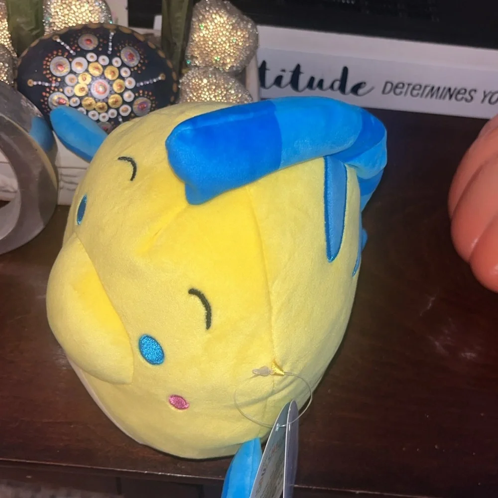 Disney | Toys | Squishmallows Disney 8 Inch Flounder Ultra Soft Stuffed ...